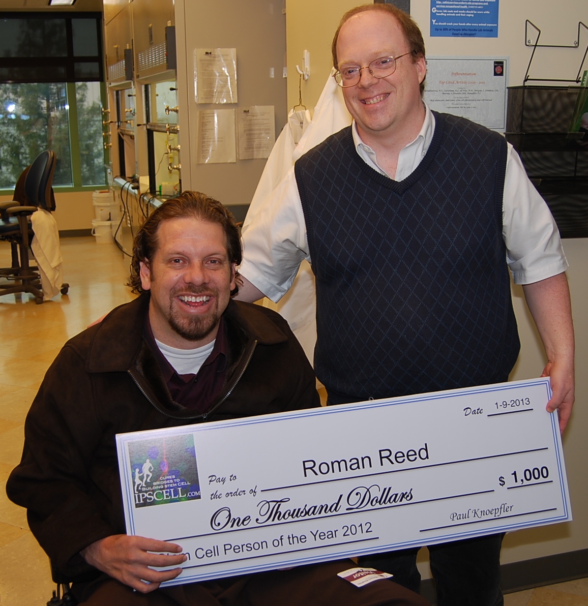 Stem cell person of the year: Roman Reed | The Stem Cellar