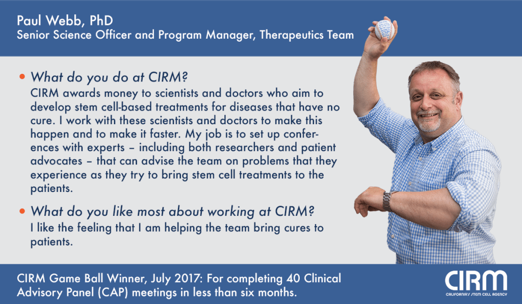 Meet Team CIRM: the People Behind the Mission to Save Lives | The Stem ...