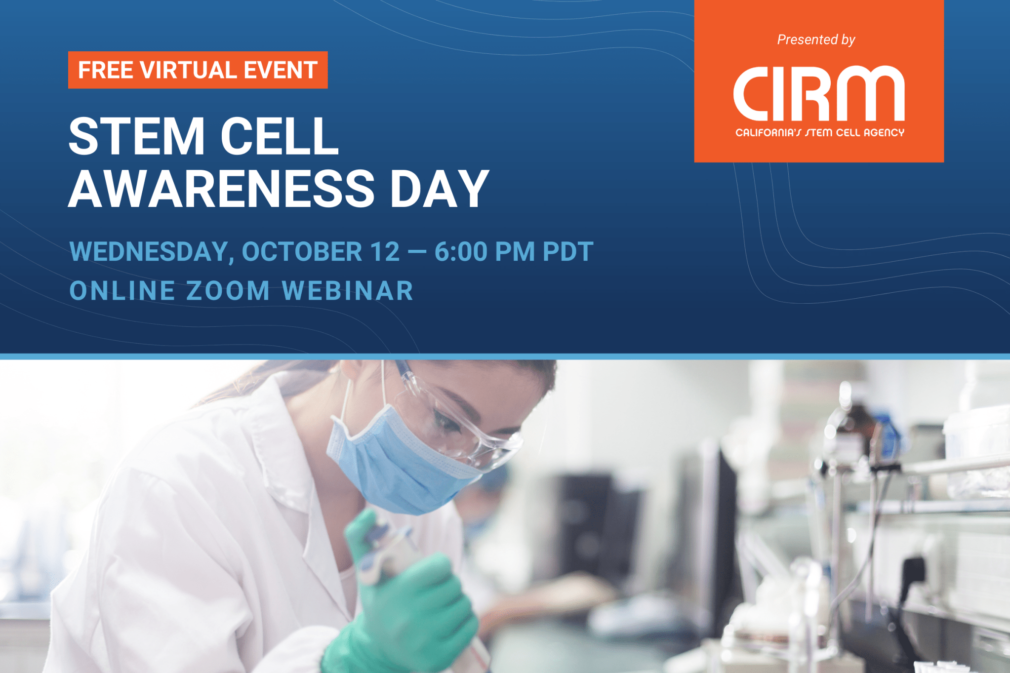 Join Us on Stem Cell Awareness Day (October 12)! | The Stem Cellar